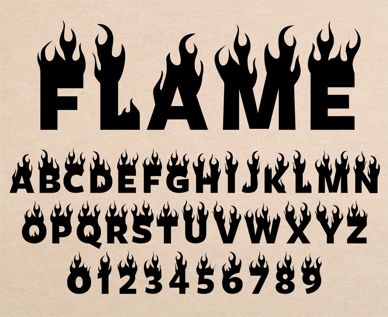 Flame Font Fire Font Burning Font Flaming Letters Font Burning Fire ...