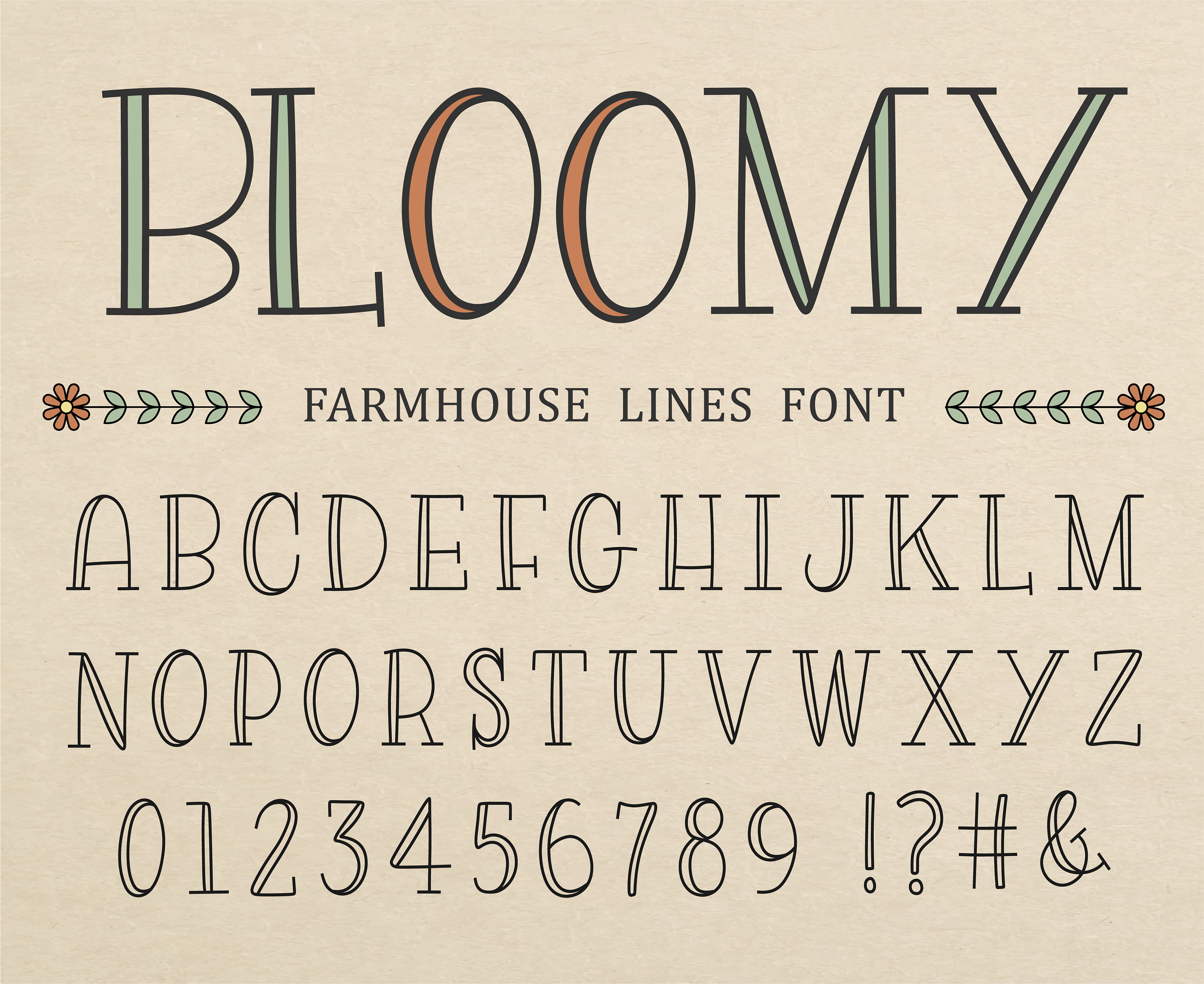 Farmhouse Font Thin Font Tall Font Country Font Home Font Rustic Font ...