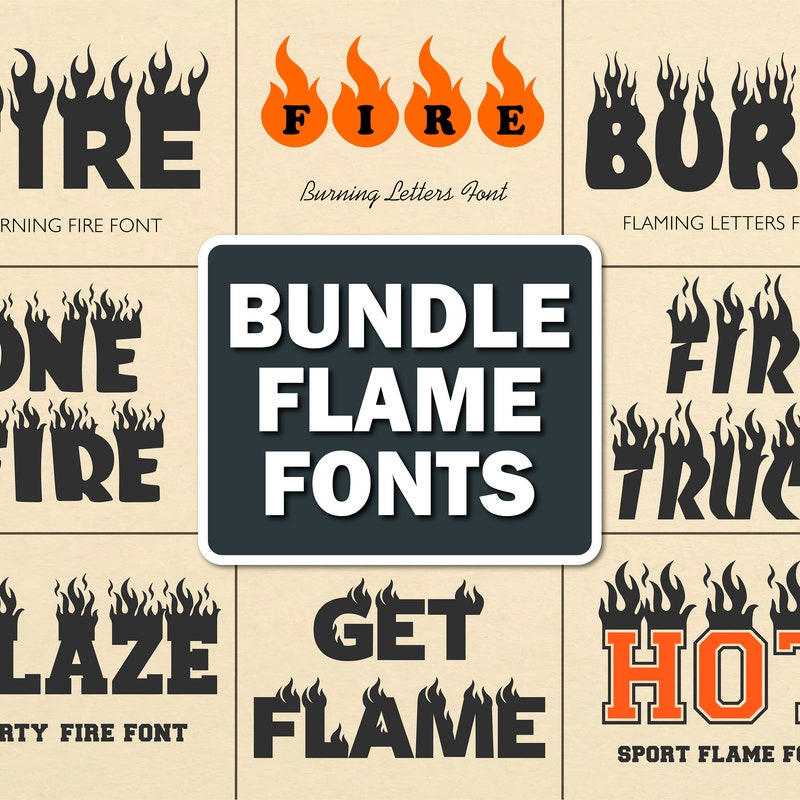 Fire Dept Fonts - Etsy
