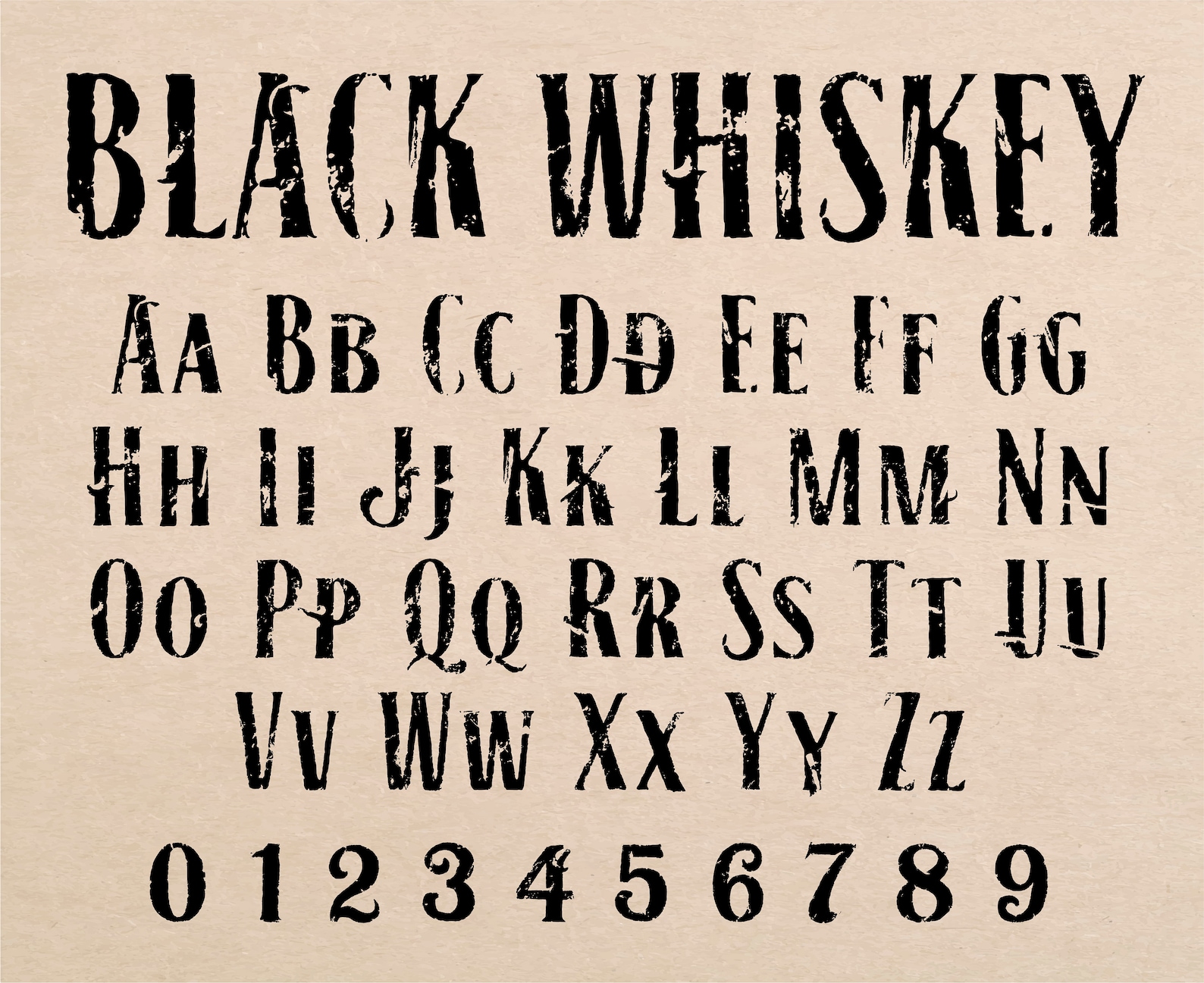 Whiskey Font Black Whiskey Font Old Whiskey Font Bourbon Font Scotch ...