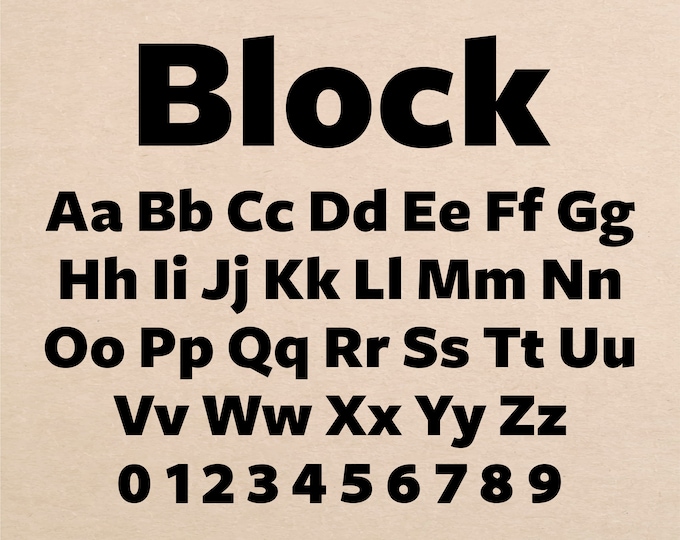 Bold Font Bold Letters Font Bold Monogram Font Block Font Bold Style ...