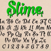 Dripping Font Svg, Blood Font, Honey Drip Chocolate Dripping Font Svg ...