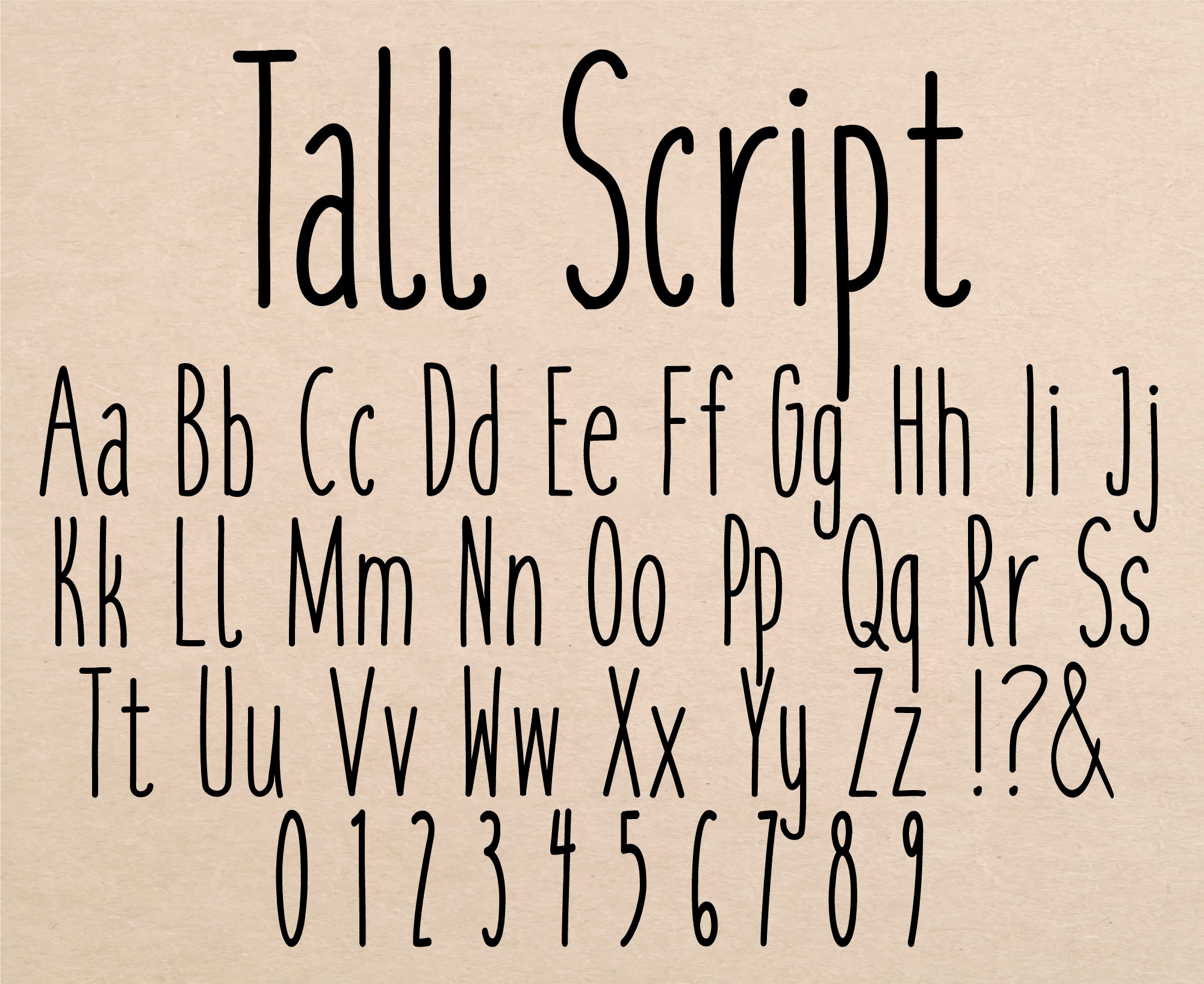 Tall Thin Font Tall Skinny Font Tall Letters Font Skinny Font Thin Font ...