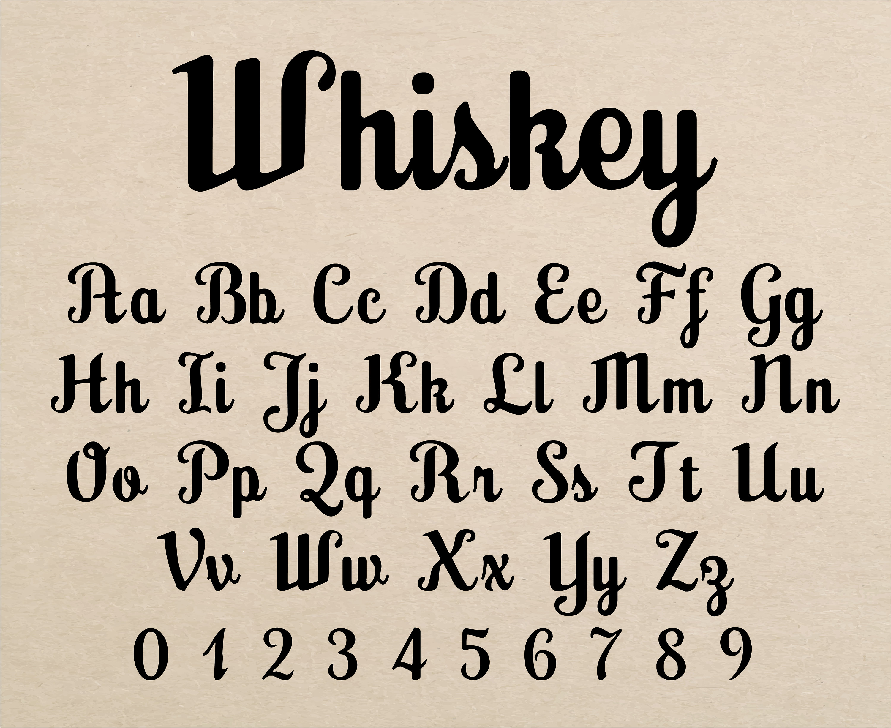 Whiskey Font Black Whiskey Font Old Whiskey Font Bourbon Font Scotch ...