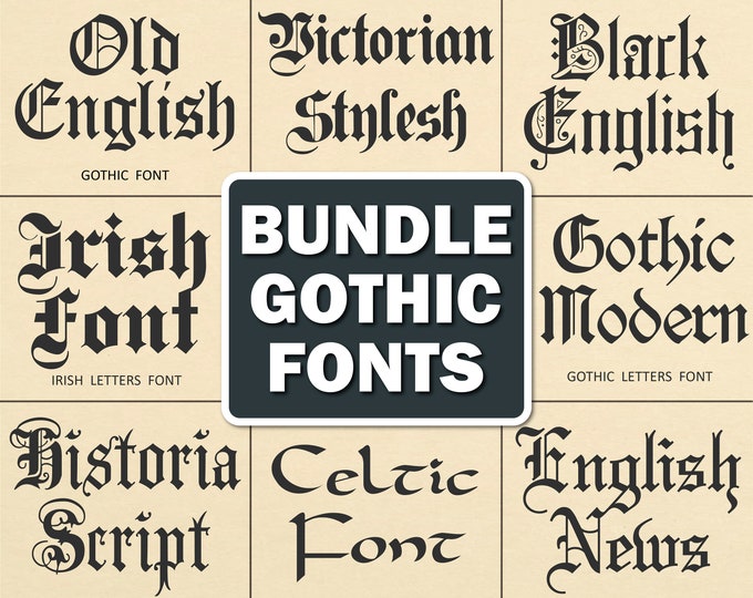 Old English Font Celtic Font Newspaper Font Old English Calligraphy ...