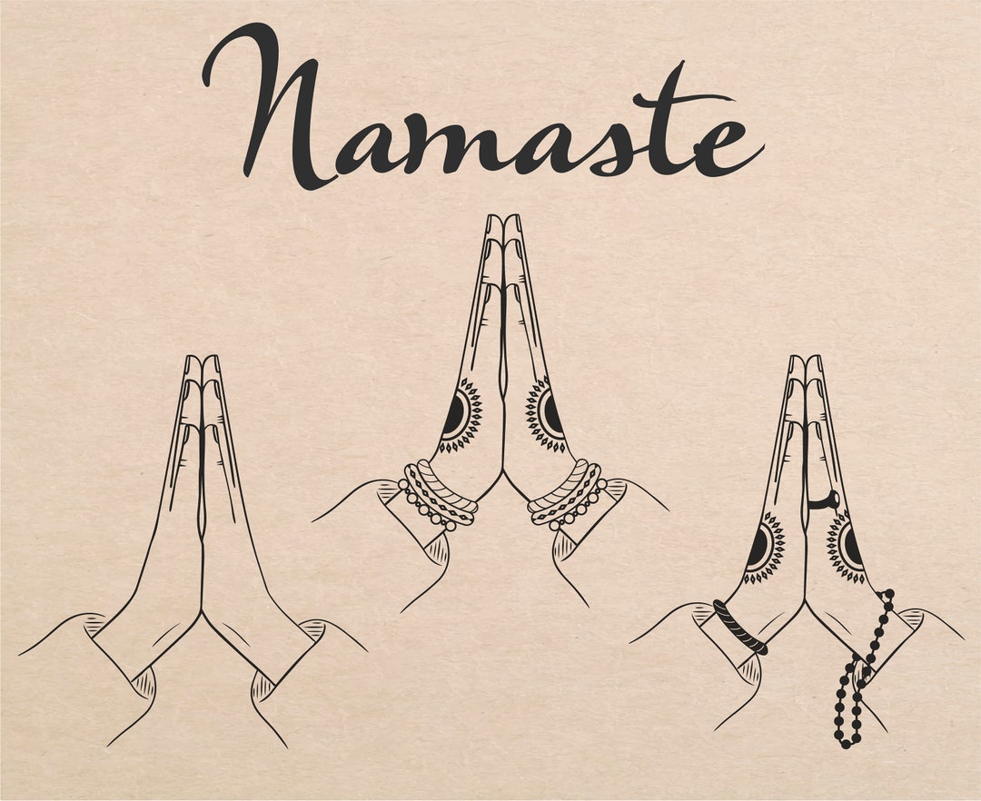 Yoga Namaste Svg Png Meditation Svg Namaste Svg Namaste Hands Svg ...