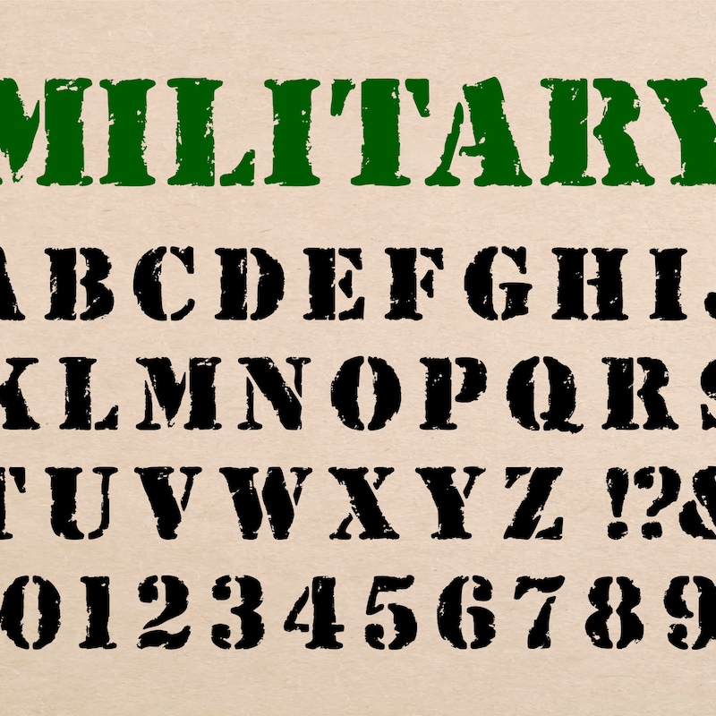 Military Number Transfers - Etsy