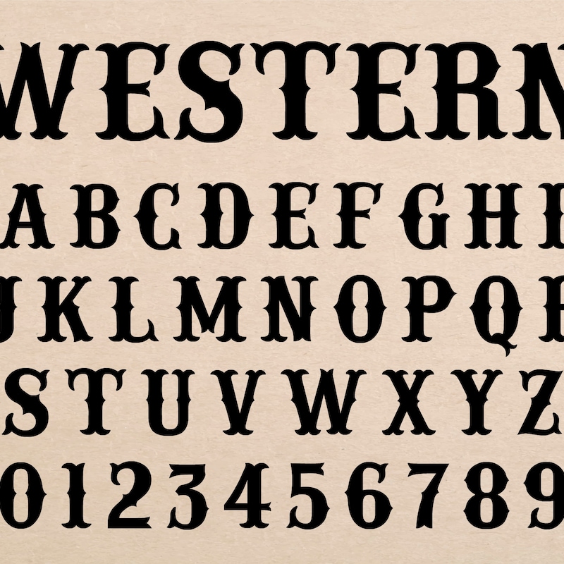 Wild West Scripts - Etsy