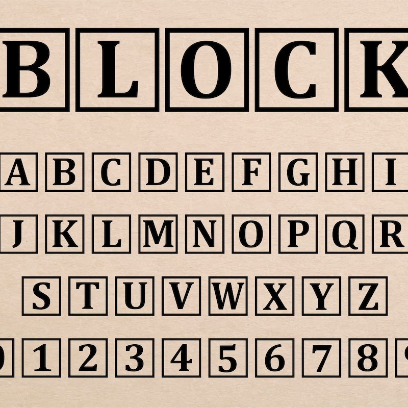 Alphabet Letter Boxes - Etsy