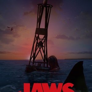 Jaws 'chrissie' Giclée Art Print, High Quality Print, Modern Art Design ...