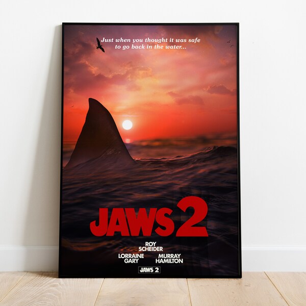 Jaws Poster - Etsy