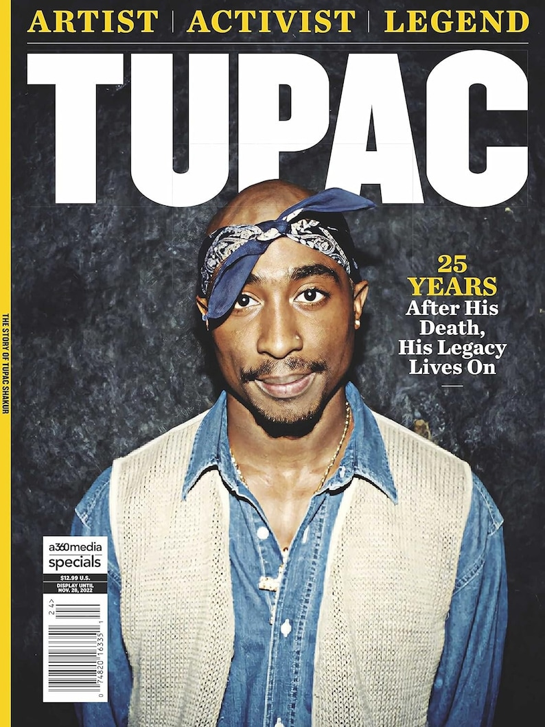 The Story of Tupac Shakur Magazine Issue 24 - Etsy