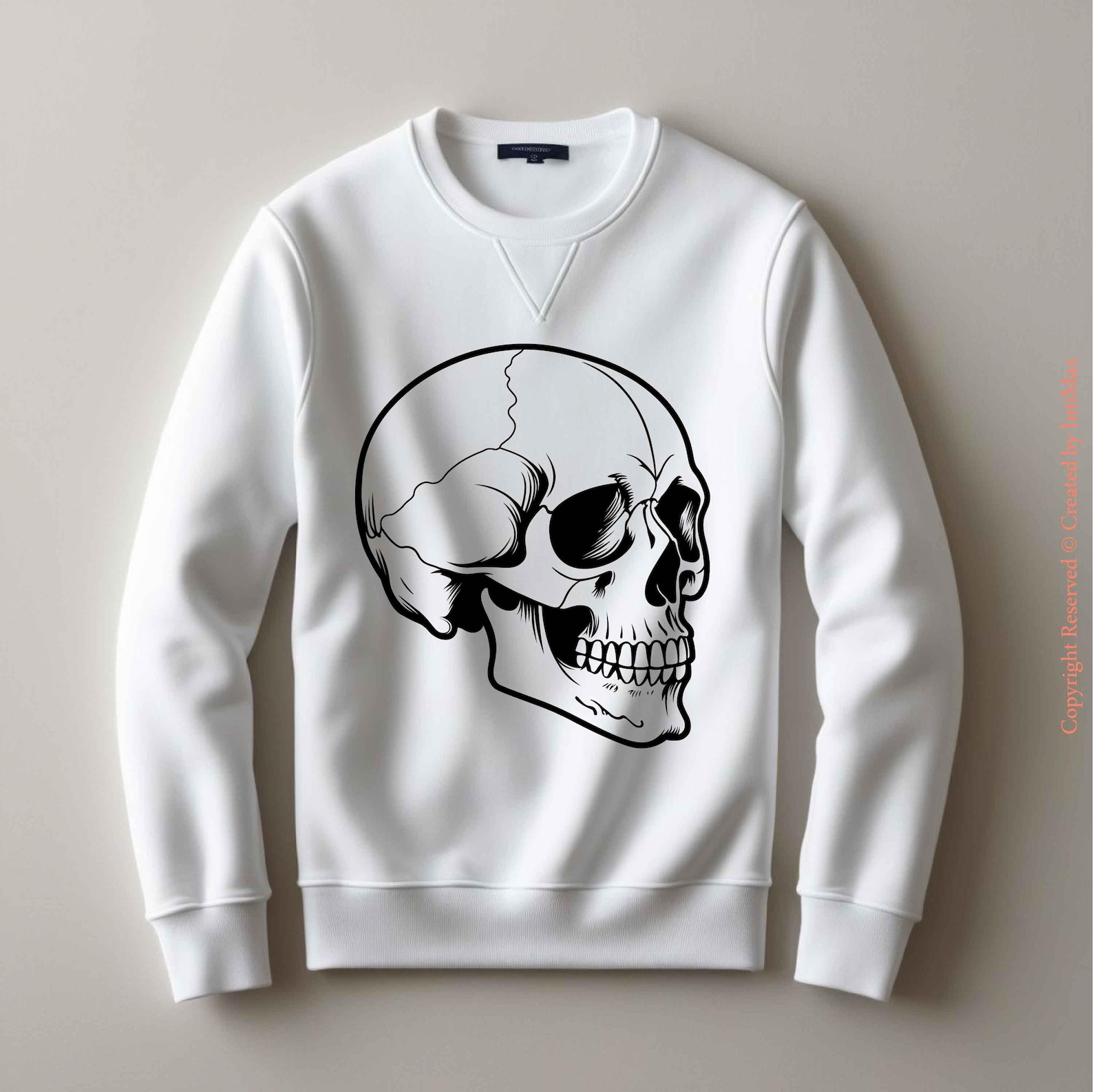 Skull Face SVG: Gothic Skeleton Clipart (digital Download) - Etsy