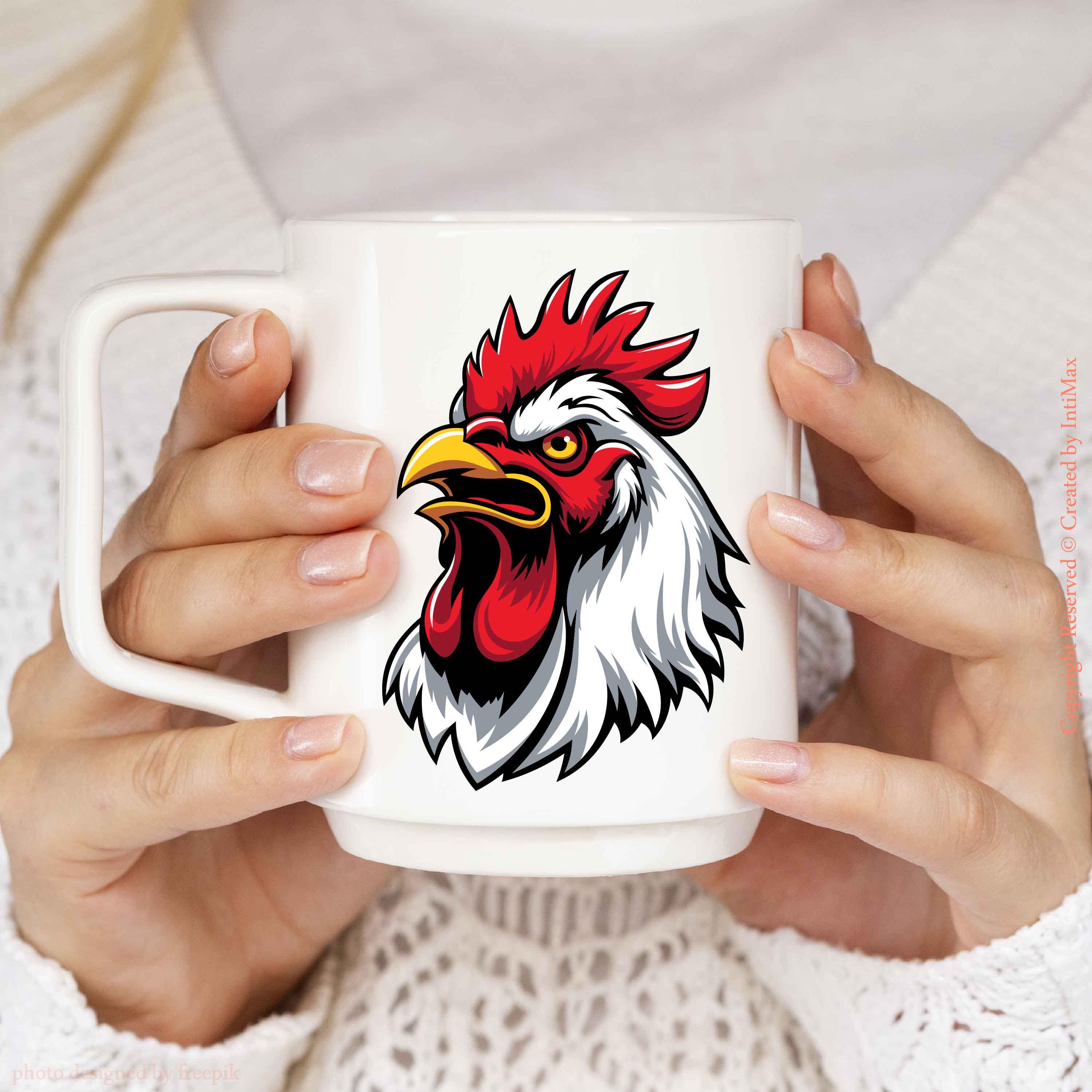 Rooster Head SVG, Roosters Svg, Rooster Logo SVG, Chicken Head Svg ...