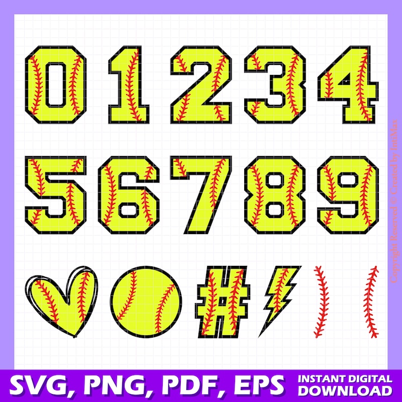 Softball Decorations - Etsy