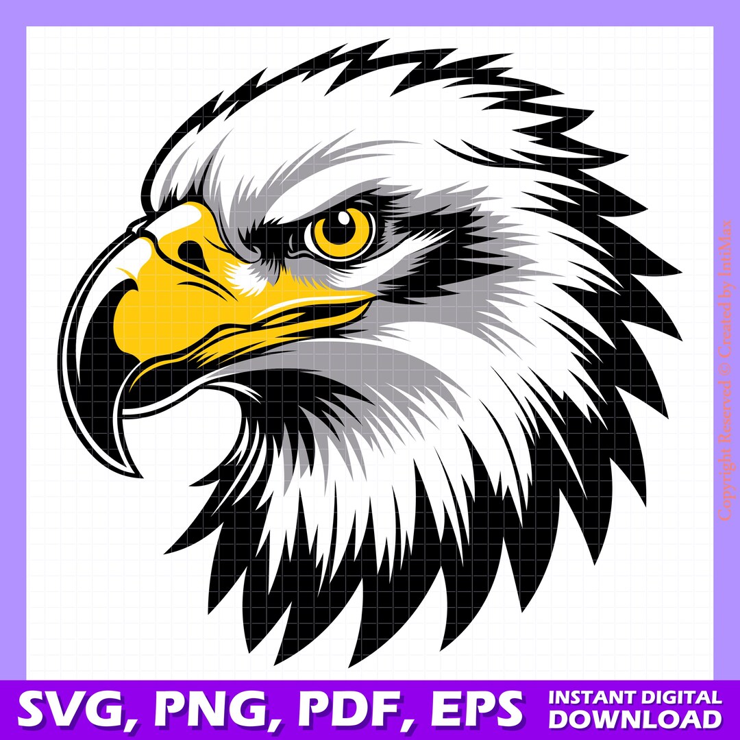 Eagle SVG Files for Cricut, Bald Eagle Clipart, American Eagle Vector ...