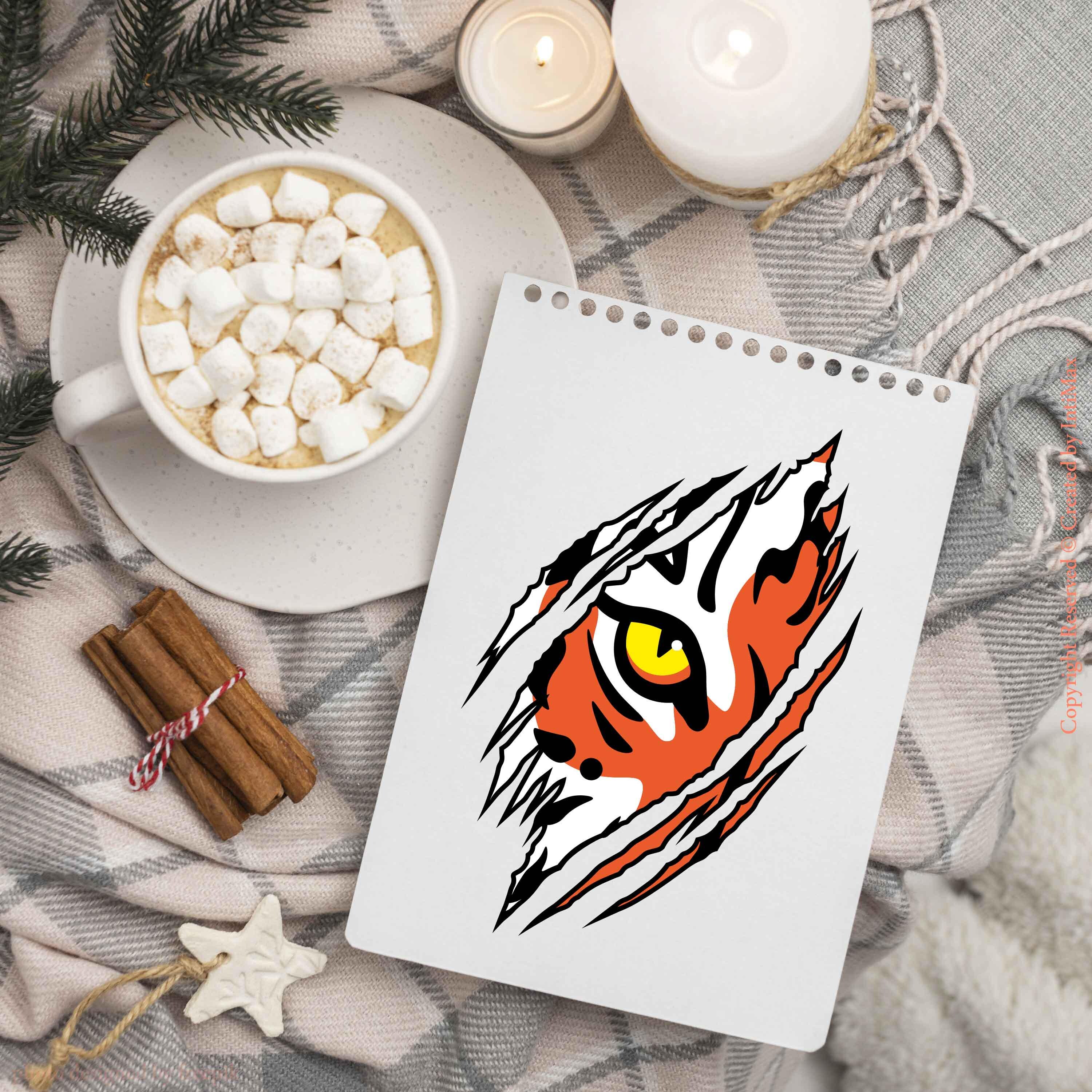 Tiger Eye SVG: Claw Marks, Scratches Cut Files (digital Download) - Etsy