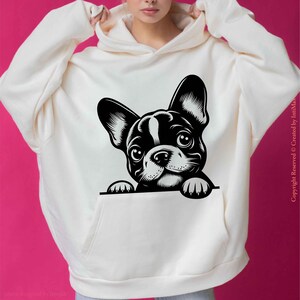 French Bulldog SVG, Frenchie Clipart, Bulldog Silhouette, French ...