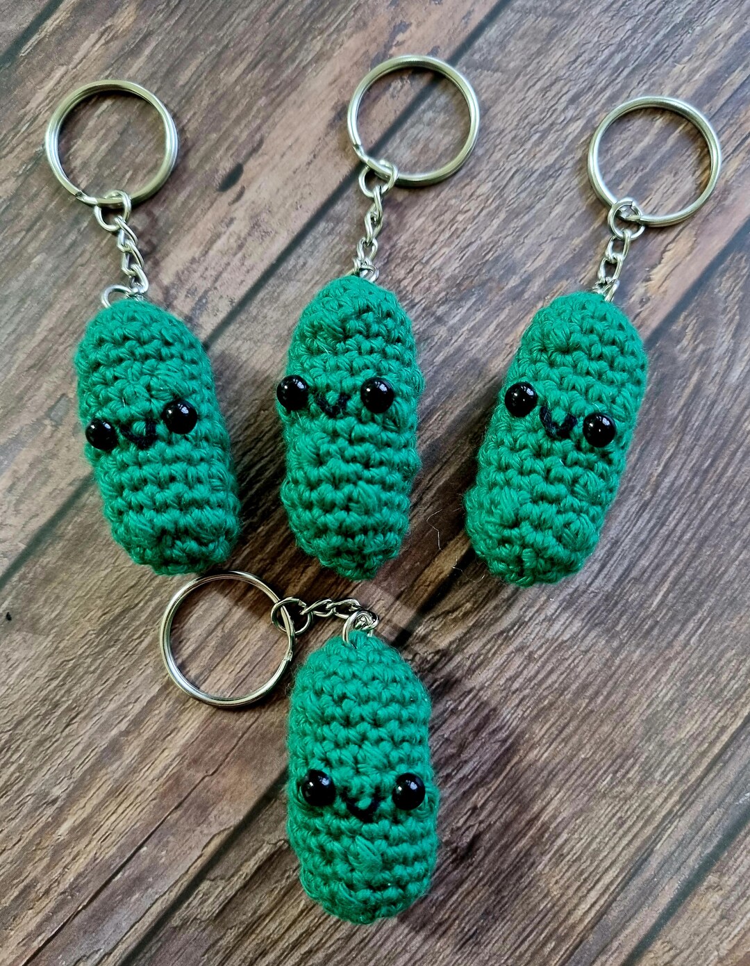 Crochet Ickle Pickle Key Chain - Etsy