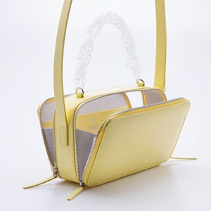 TSUKI Cuboid Bag_light Yellow - Etsy