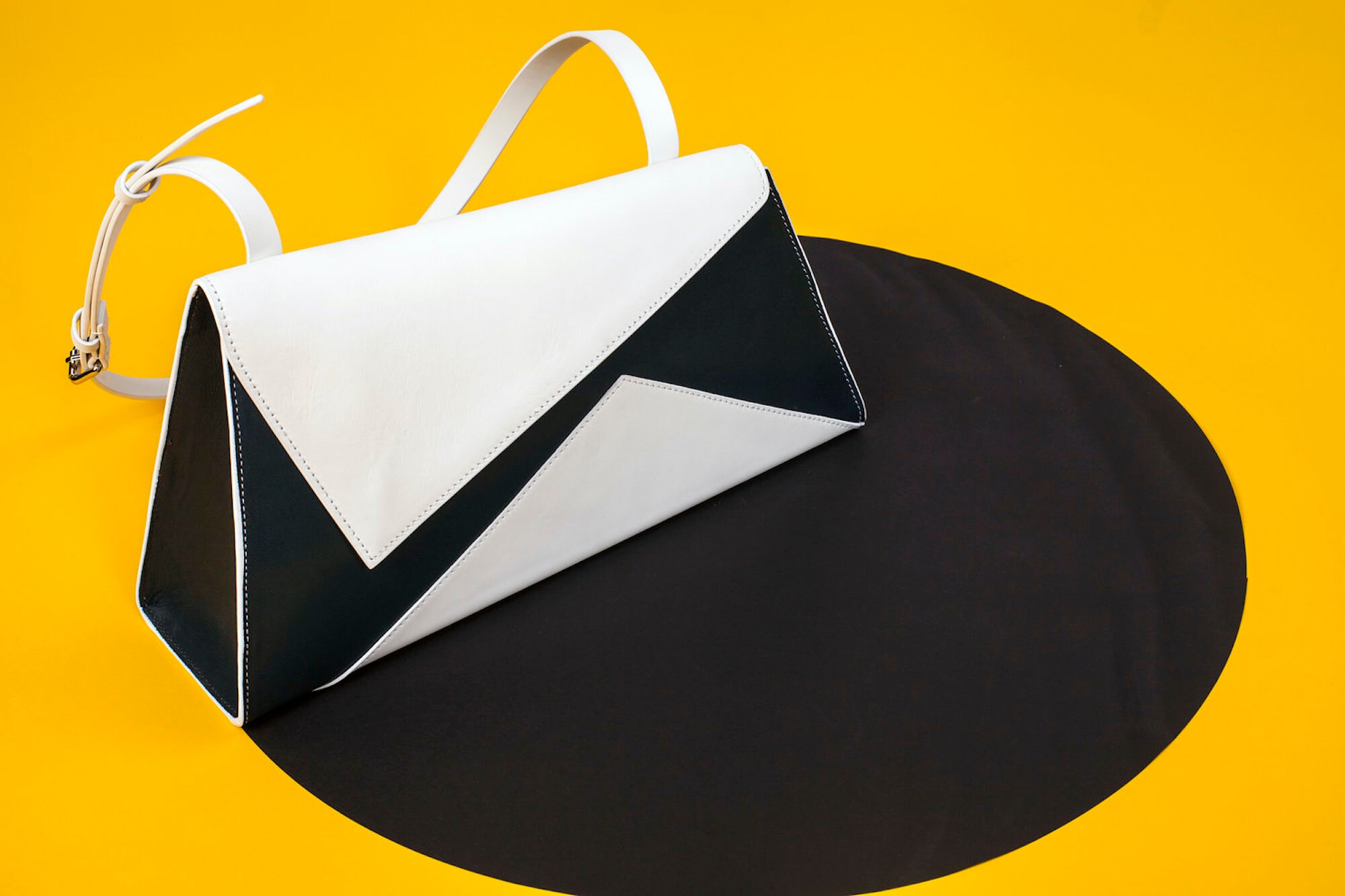 NAOSHIMA Asymmetrical Triangle Bag - Etsy