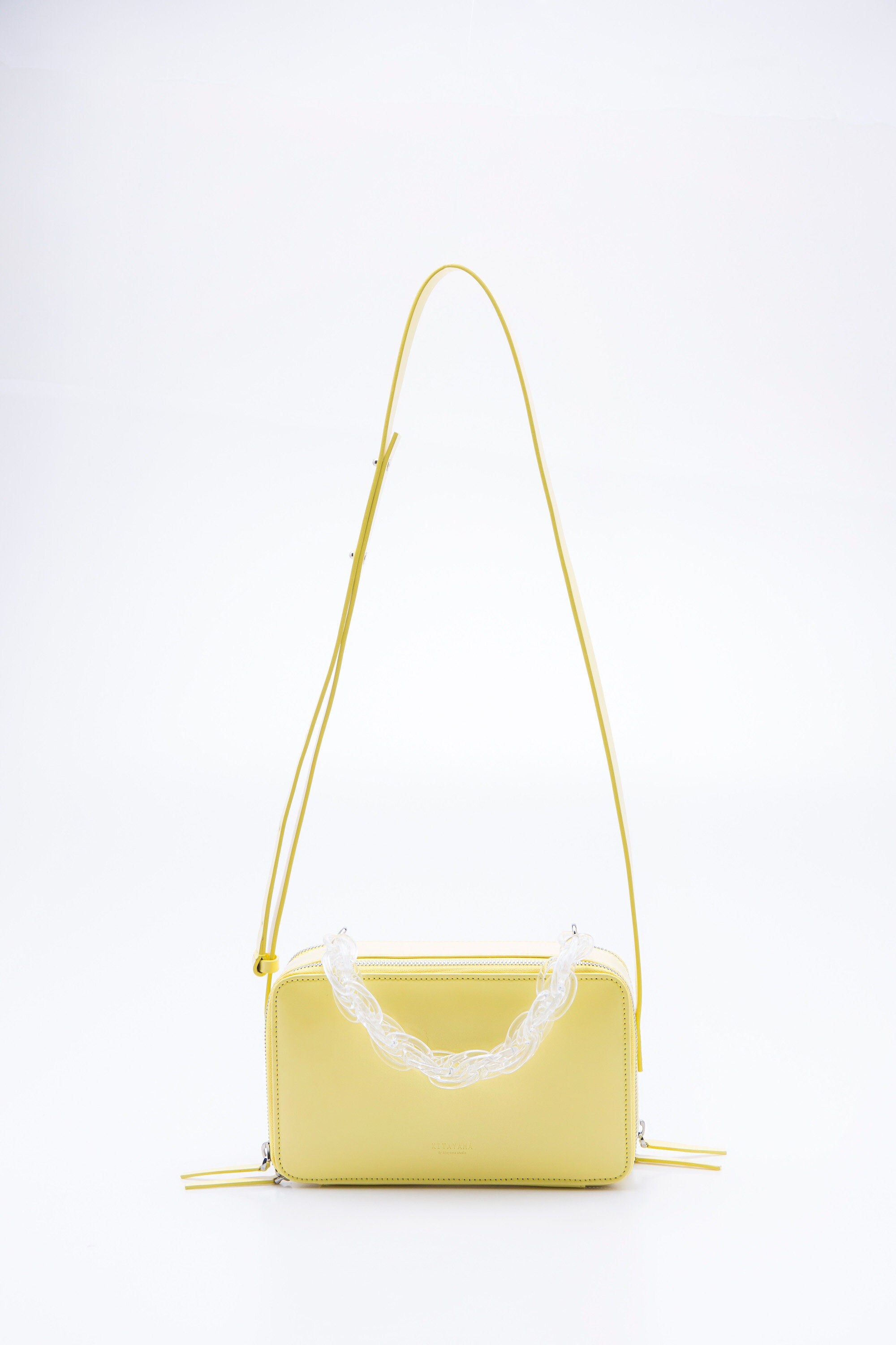 TSUKI Cuboid Bag_light Yellow - Etsy