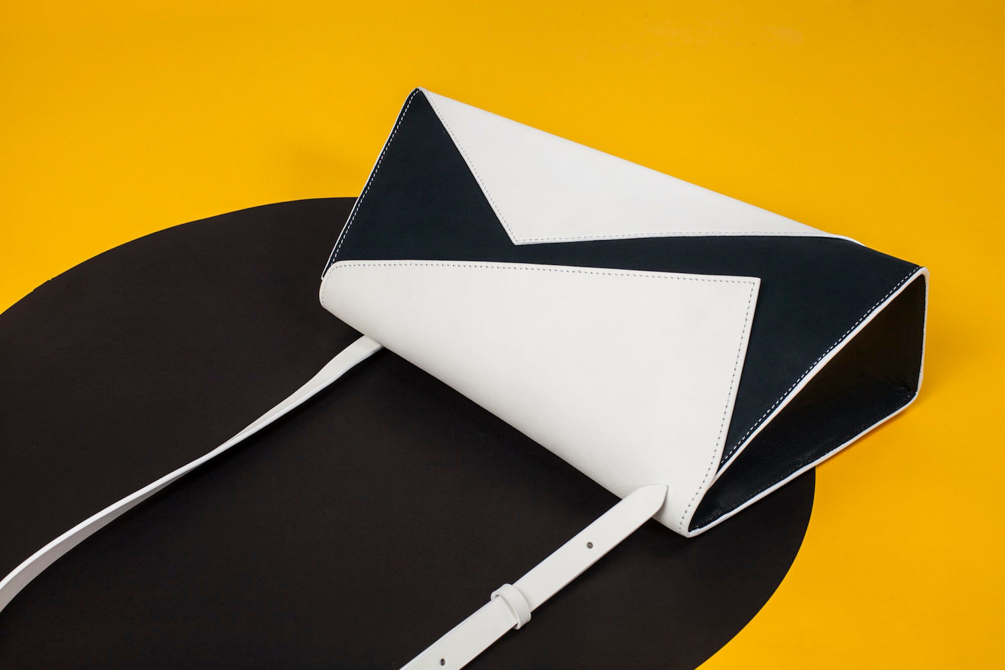 NAOSHIMA Asymmetrical Triangle Bag - Etsy