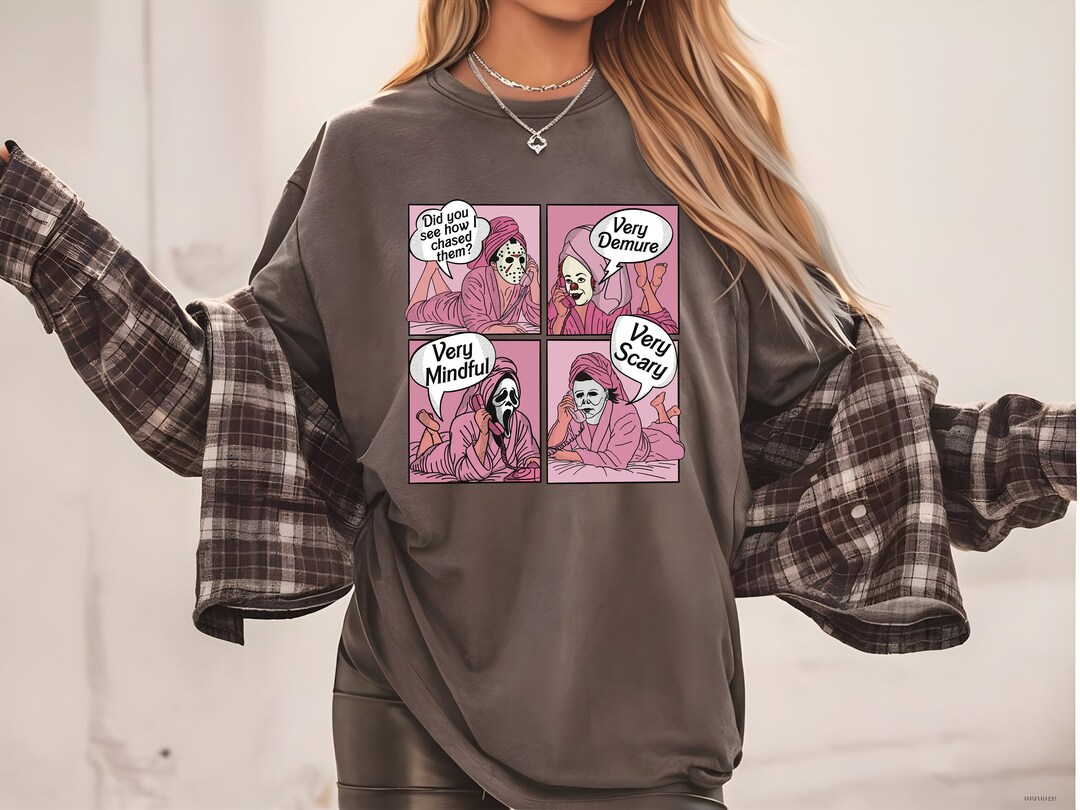 Horror Boys Very Demure Very Mindful Very Scary Halloween Tee - Etsy