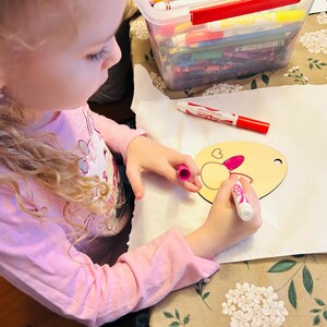 Set of 15 Easter Egg Coloring DIY Set - Etsy