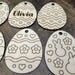 Set of 15 Easter Egg Coloring DIY Set - Etsy
