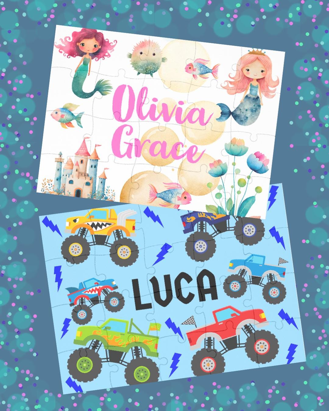 Personalized Name Puzzles for Kids - Etsy