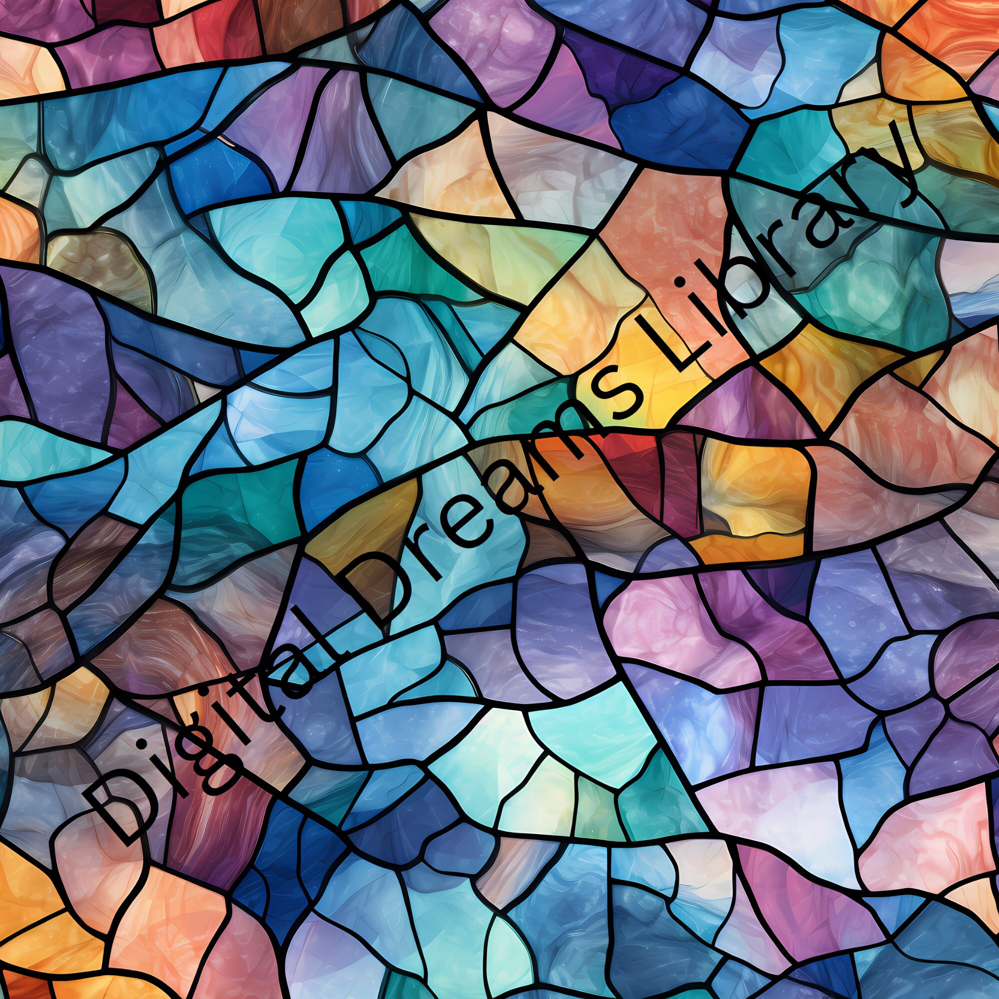 Stained Glass Scrapbook 25 Unique Decorative Paper for Junk Journals ...