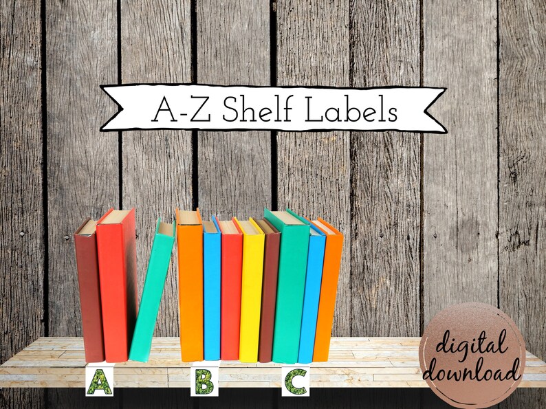 Nature Theme Printable Bundle for School or Classroom Library | Library ...