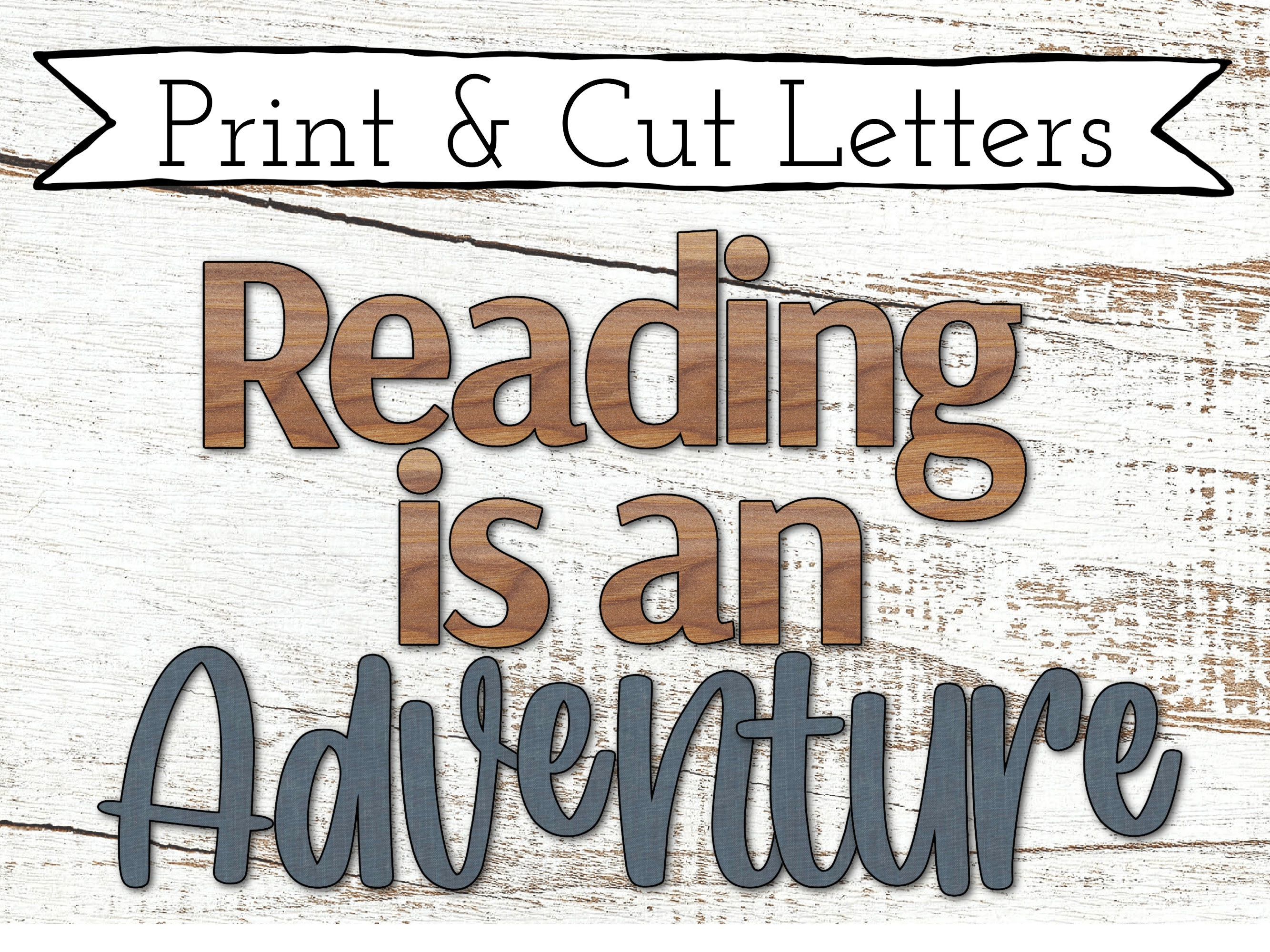 Printable Letters for Classroom | Print and Cut Bulletin Board Letters ...