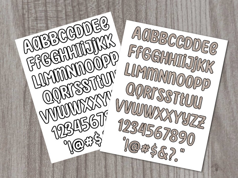 Printable Letters and Numbers for Bulletin Board | Print and Cut ...