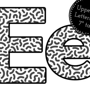 Printable Bulletin Board Letters and Numbers | Print and Cut | Pattern ...