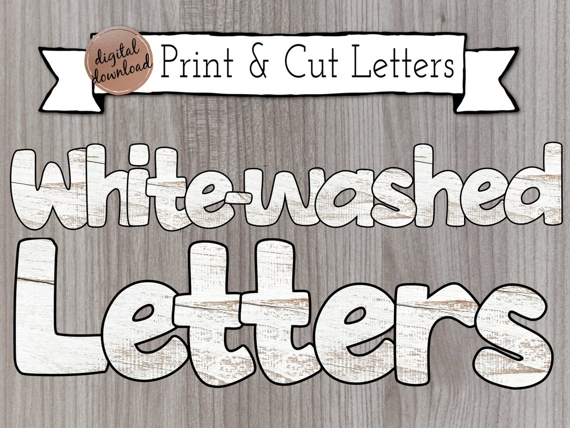 Printable Letters and Numbers for Bulletin Boards | Print and Cut ...