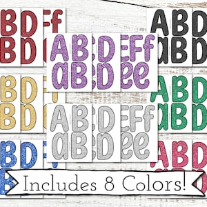 Printable Letters and Numbers for Bulletin Boards | Print and Cut ...