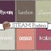 STEAM Printable Posters | Set of 6 | Classroom Wall Art | Library Decor ...