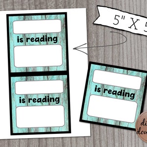 Reading Locker Sign | Reading Printable | Classroom Decor | Library ...