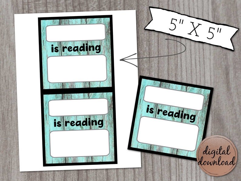 Reading Locker Sign | Reading Printable | Classroom Decor | Library ...