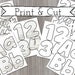 Printable Letters and Numbers for Bulletin Boards | Print and Cut ...