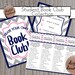 Book Club Printable for School Library or Classroom | Library Posters ...