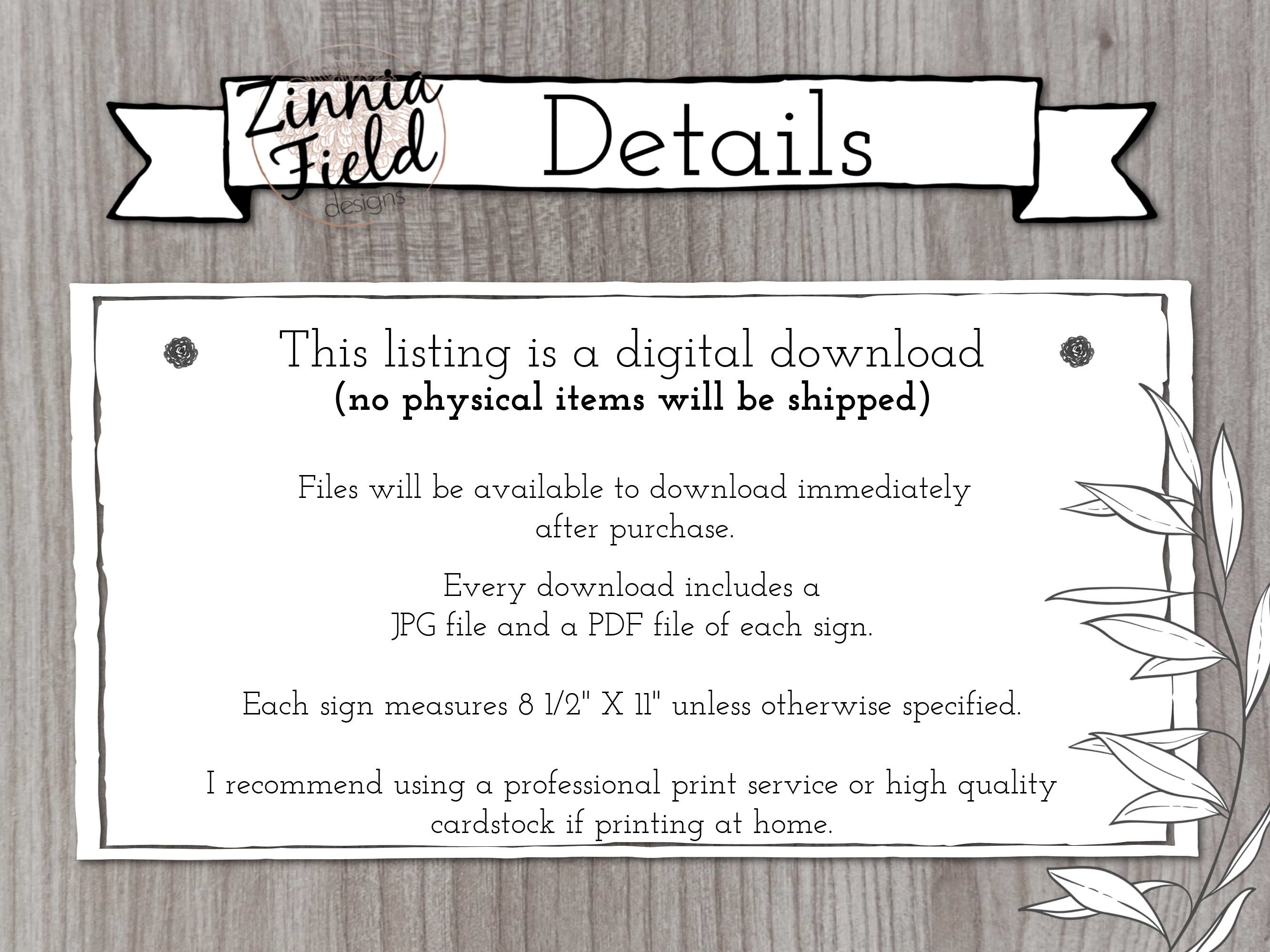 Nature Theme Printable Bundle for School or Classroom Library Library ...