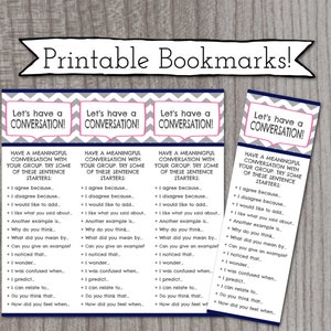Book Club Printable for School Library or Classroom | Library Posters ...