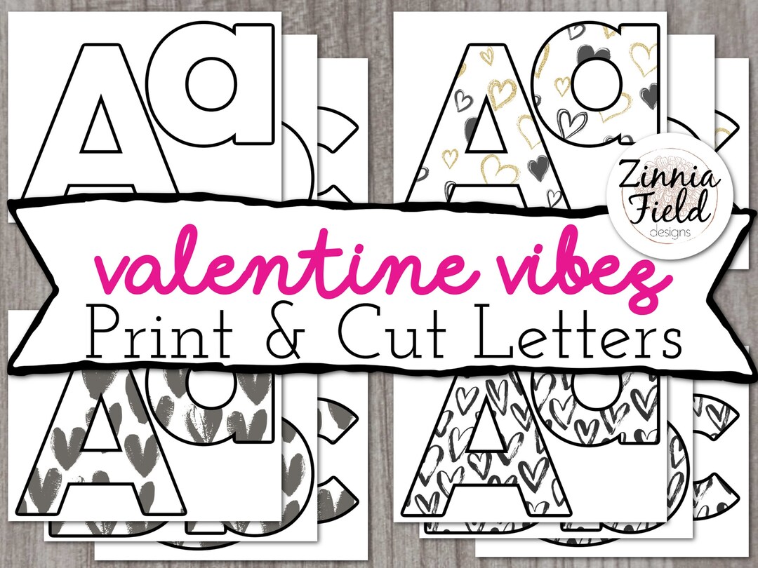Printable Letters and Numbers for Bulletin Boards | Print and Cut ...