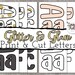 Printable Bulletin Board Letters and Numbers | Print and Cut Letters ...