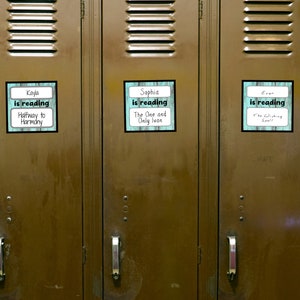Reading Locker Sign | Reading Printable | Classroom Decor | Library ...