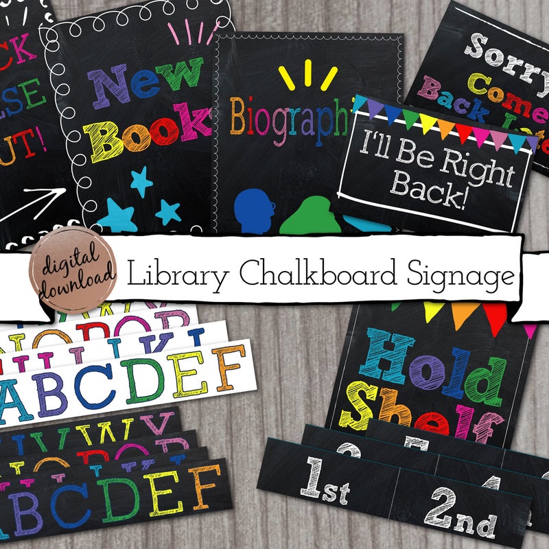 Library Decor - Etsy