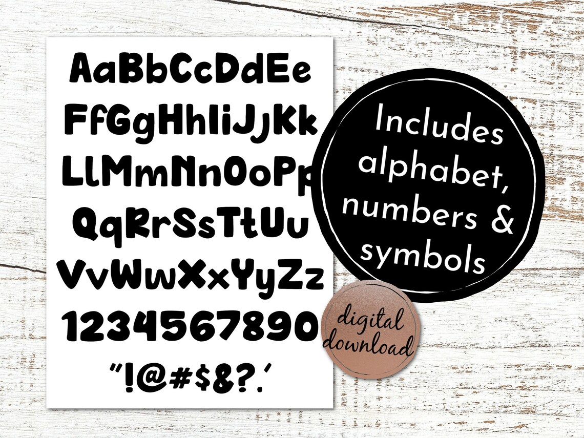Rustic Printable Letters and Numbers for Bulletin Boards | Print and ...